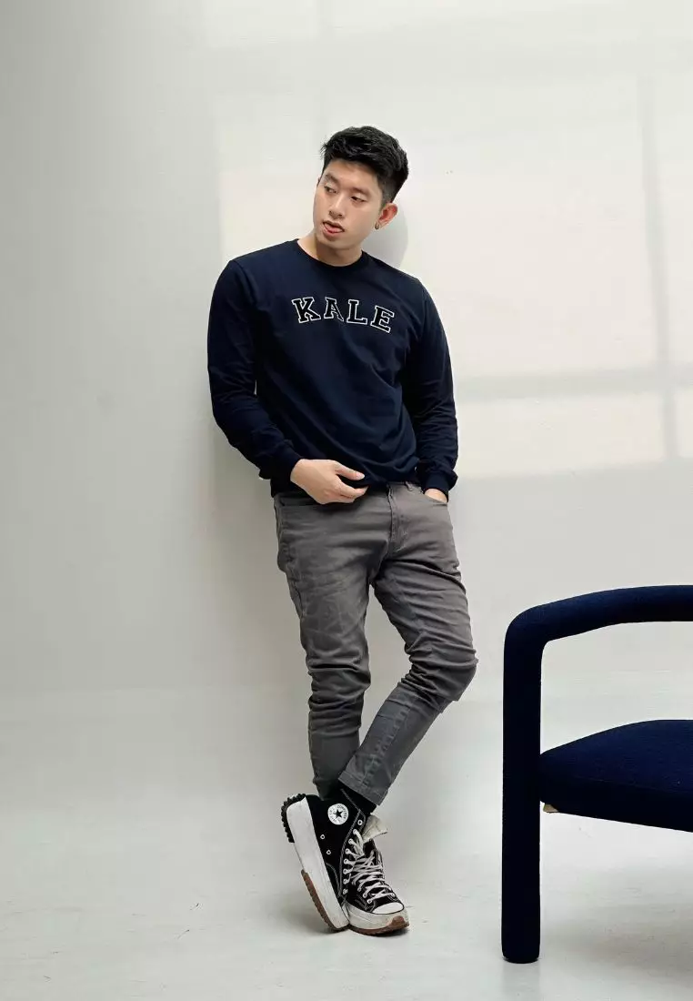 Jual Kale Clothing Kale Steven Navy / Sweater Pria Original 2024 ...