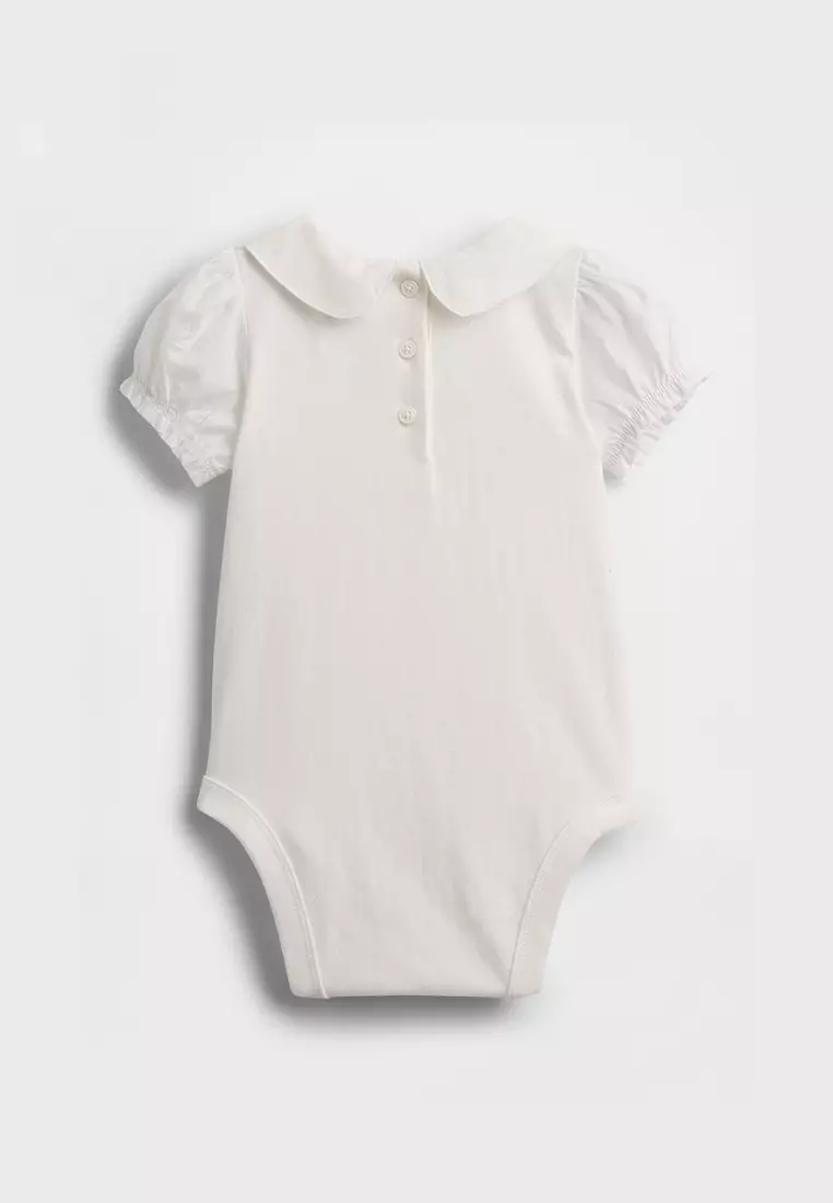 Buy Gap Baby First Favorites Organic Cotton Peter Pan Bodysuit 2026 ...