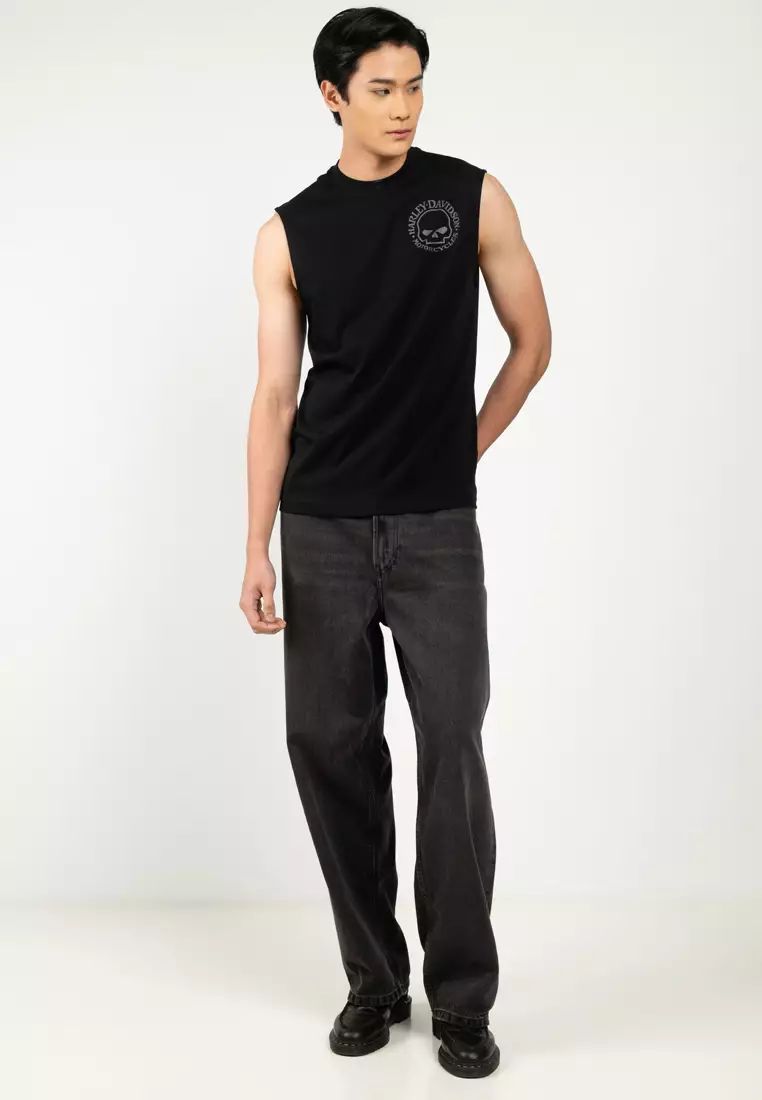 Jual Harley Davidson Harley-Davidson® Men's Willie G Skull Muscle Tee ...