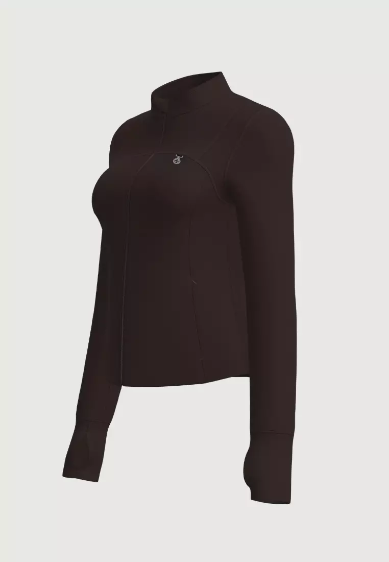 Buy Sunseeker Chicory Coffee Define Cropped Slim Fit Jacket 2026 Online ...