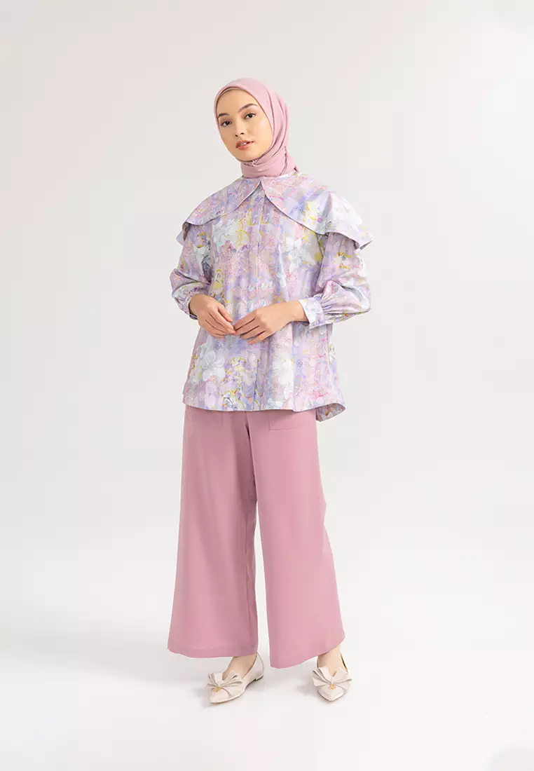 Jual Riamiranda Ria Miranda Mix Color Brevis Top Original 2024 | ZALORA ...