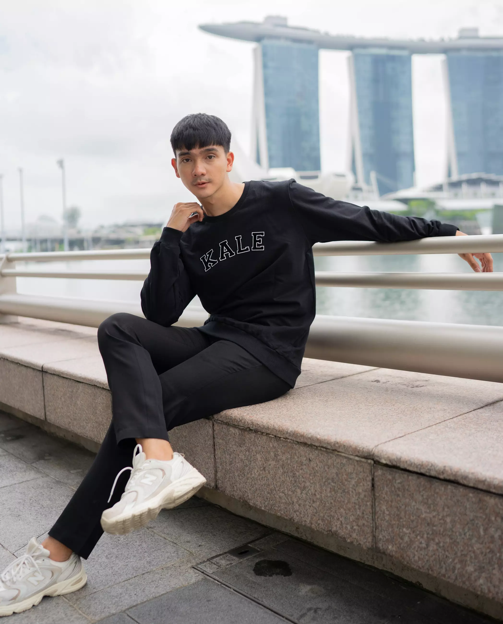 Jual Kale Clothing Kale Steven Black / Sweater Pria Original 2024 ...