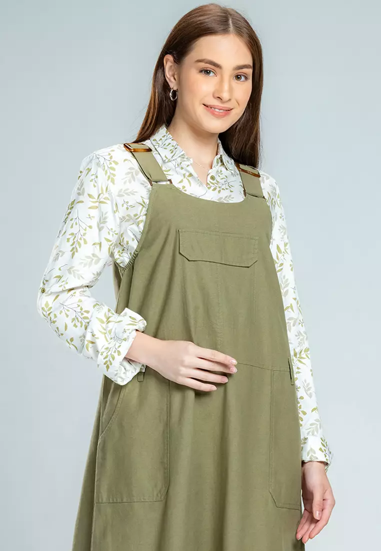 Jual C2 Outfitters C2 Veneto Green Overall Wanita Original 2024 ...