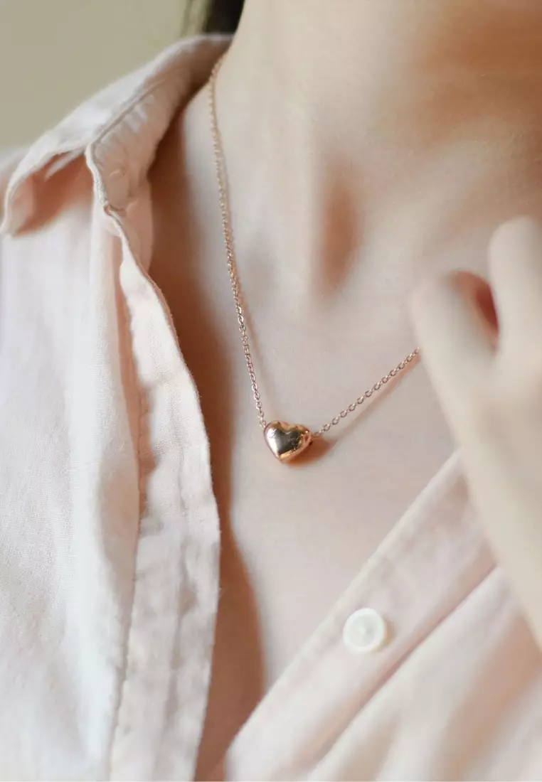 Buy CELOVIS Amora Necklace Paired with Everlast Bracelet Jewellery Set ...
