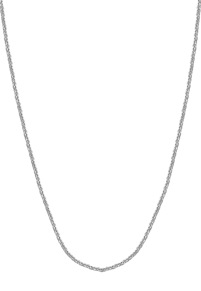 Buy TOMEI TOMEI Plain Gold Basic Chain, White Gold 750 Online | ZALORA ...