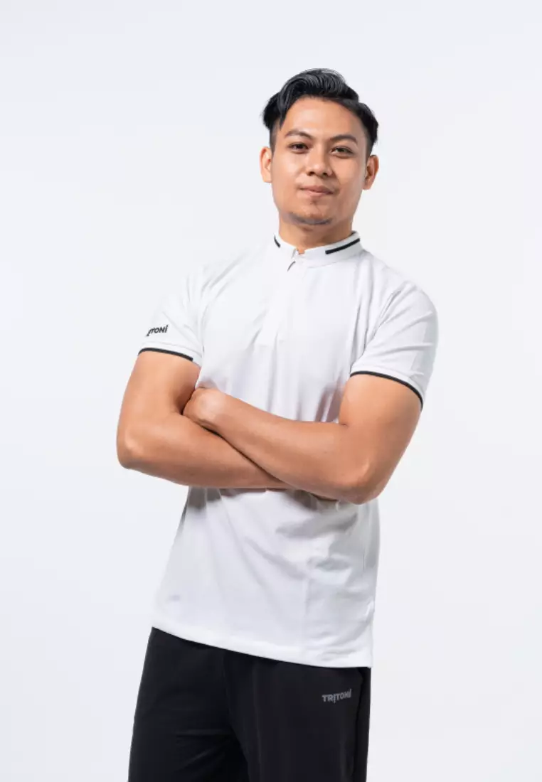 Buy TRITONI MEN'S COTTON LIFESTYLE SHORT SLEEVE POLO T-SHIRT 2026 Online | ZALORA