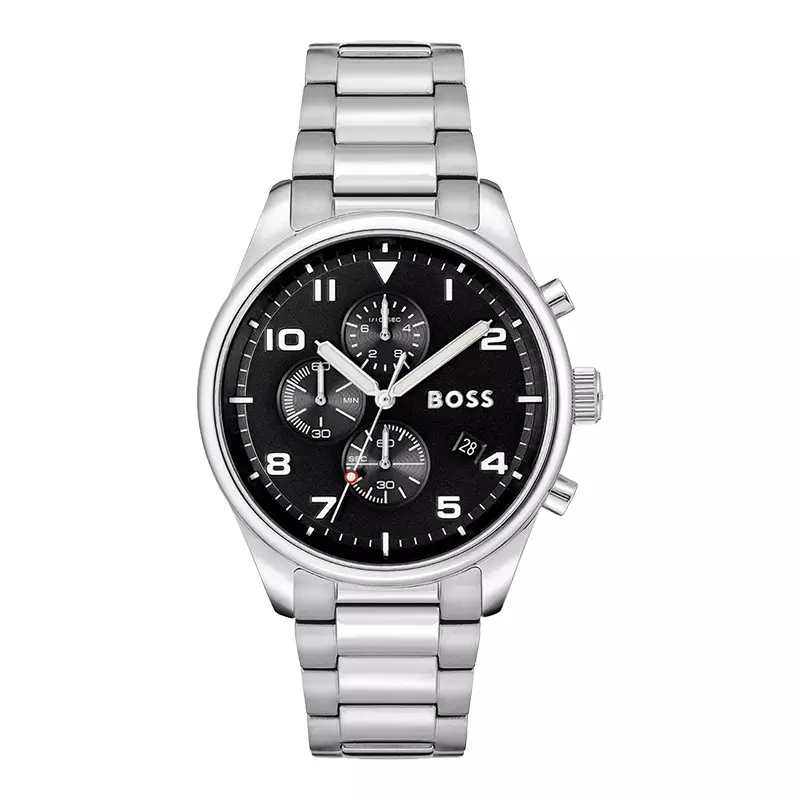 Jual Hugo Boss Jam Tangan Pria Hugo Boss View 1514008 Chronograph Black ...