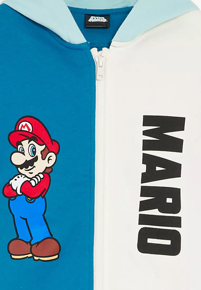 Jual Marks & Spencer Cotton Rich Super Mario™ Zip Hoodie Original 2025 ...