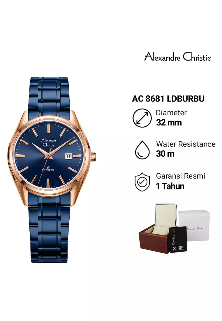 Jual Alexandre Christie Alexandre Christie Jam Tangan Analog Wanita ...