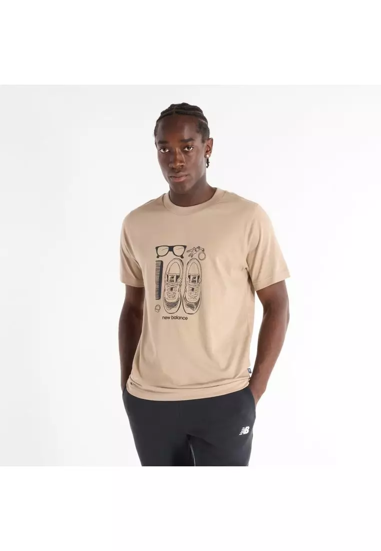 Jual New Balance Essentials Graphic T-Shirt Original 2024 | ZALORA ...