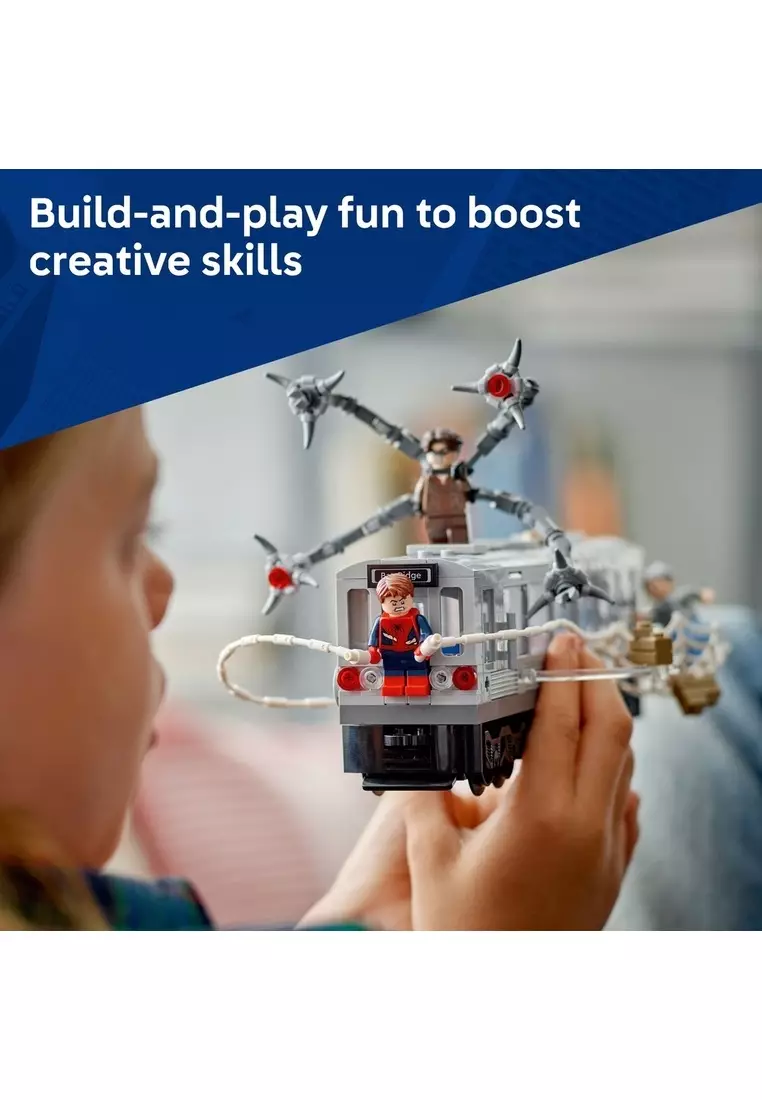 Buy LEGO® Super Heroes 76321 Spider-Man vs. Doc Ock Subway Train Scene ...