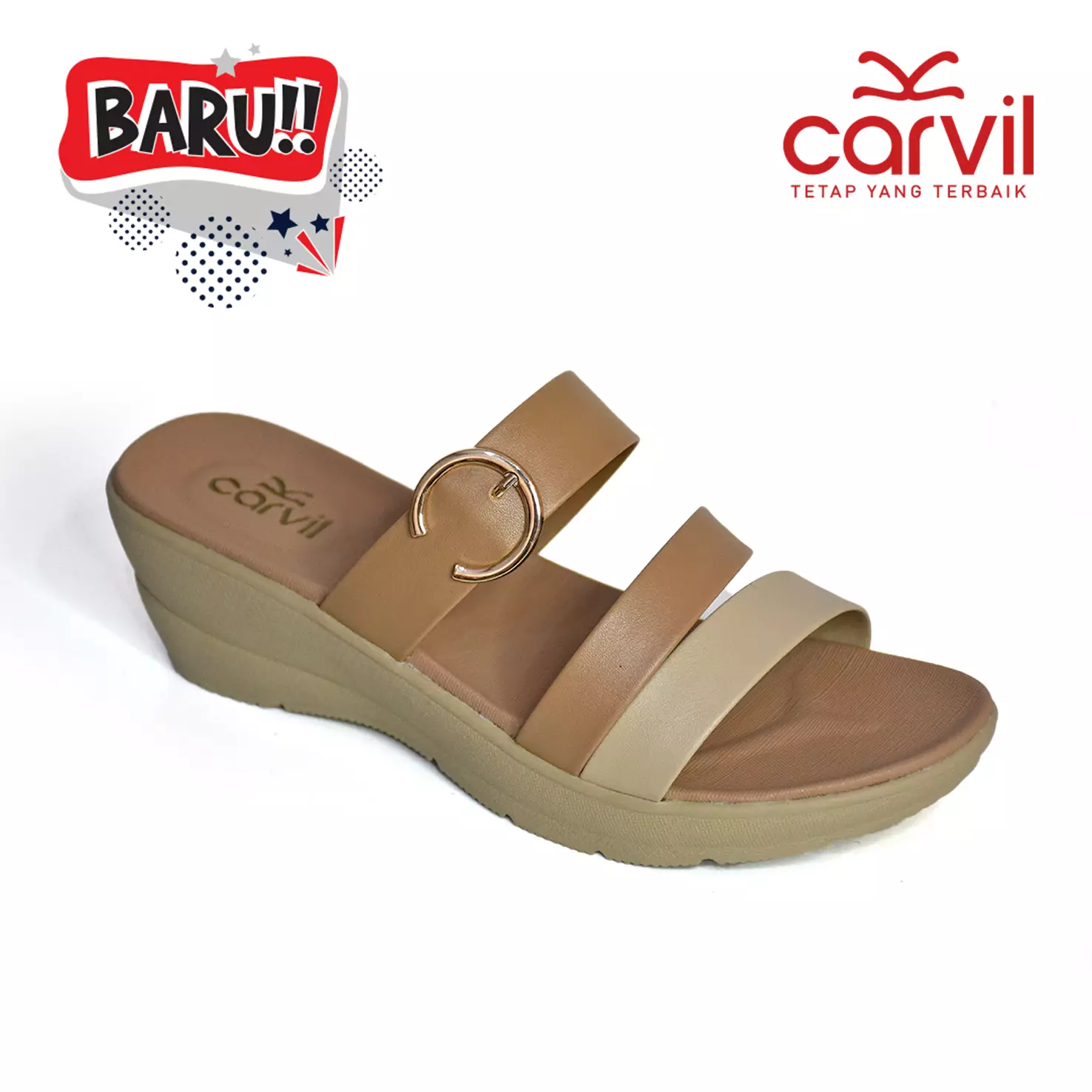 Jual Carvil Carvil Sandal Wanita Kirishima-03 L Mocca Original 2026 ...
