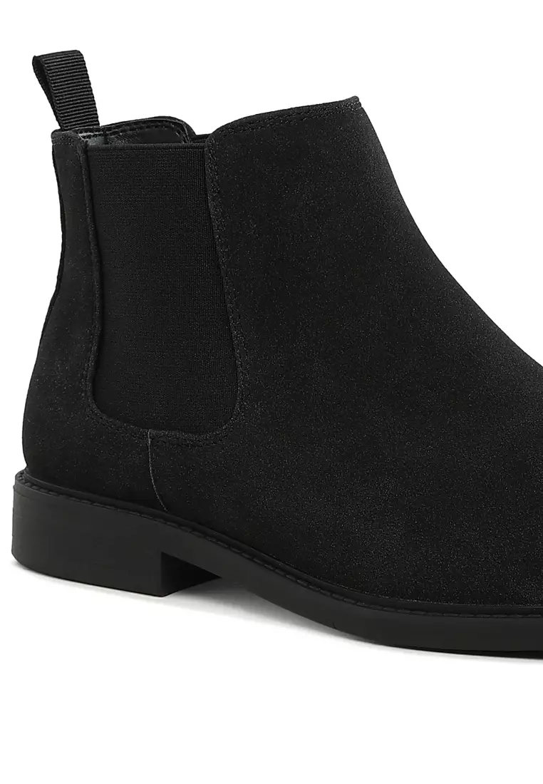 Buy London Rag Men's Formal Chelsea Boots in Black Online | ZALORA Malaysia