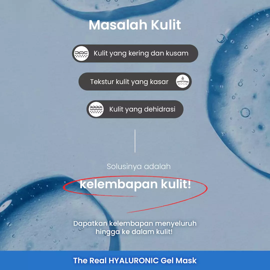 Jual HOLIKA HOLIKA Holika Holika The Real Hyaluronic Gel Mask | Color ...