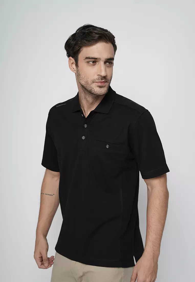 Jual LGS LGS - Kaos Polo Basic Pria - Classic Essential Shirt - Lengan Pendek - Warna - Basic ...