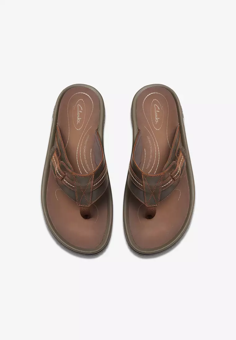 Buy Clarks Wesley Sun Flip Flop Beeswax 2024 Online | ZALORA Philippines