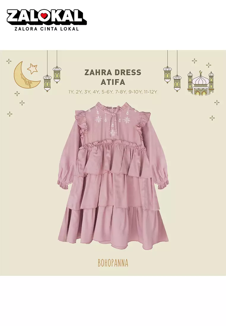 Jual Bohopanna BOHOPANNA - RAYA COLLECTION - ZAHRA DRESS - GAMIS ANAK Original 2025 | ZALORA ...