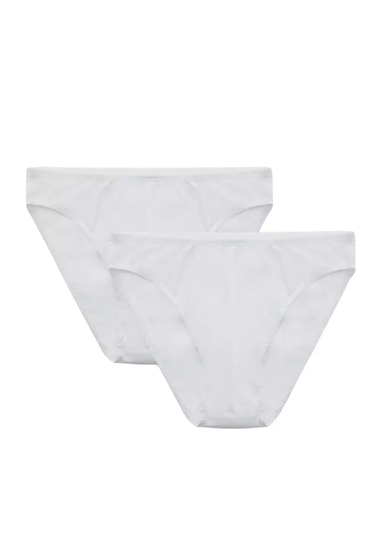 Buy EROS Pack of 2 White Briefs, Regular, Underwear for Men 2025 Online ...