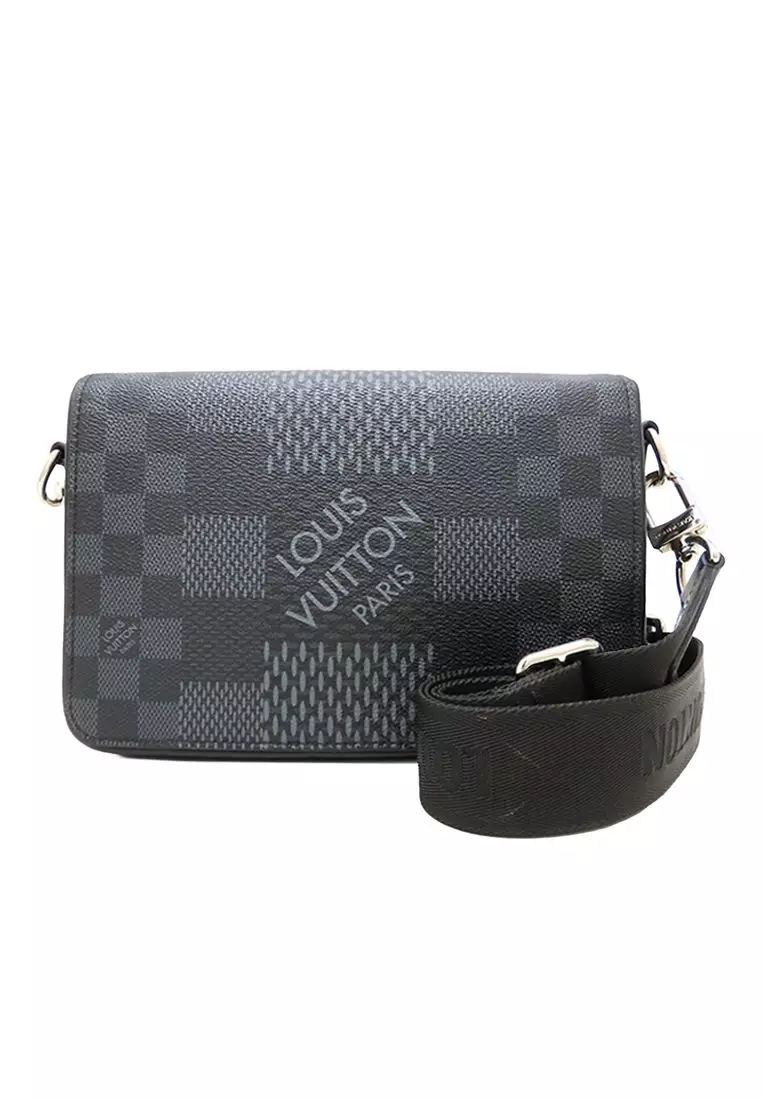 Buy Louis Vuitton Pre-Loved Louis Vuitton Damier Graphite Studio 3d ...
