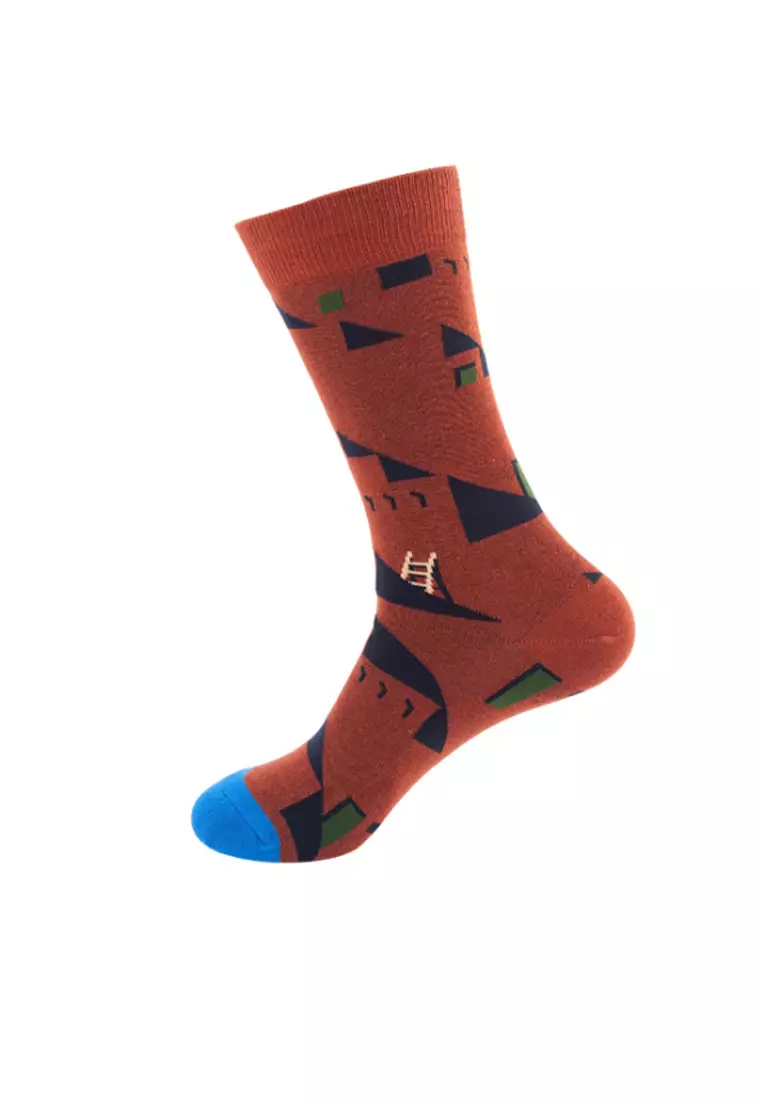 Buy Kings Collection Triangle Pattern Cozy Socks (One Size) HS202409 ...
