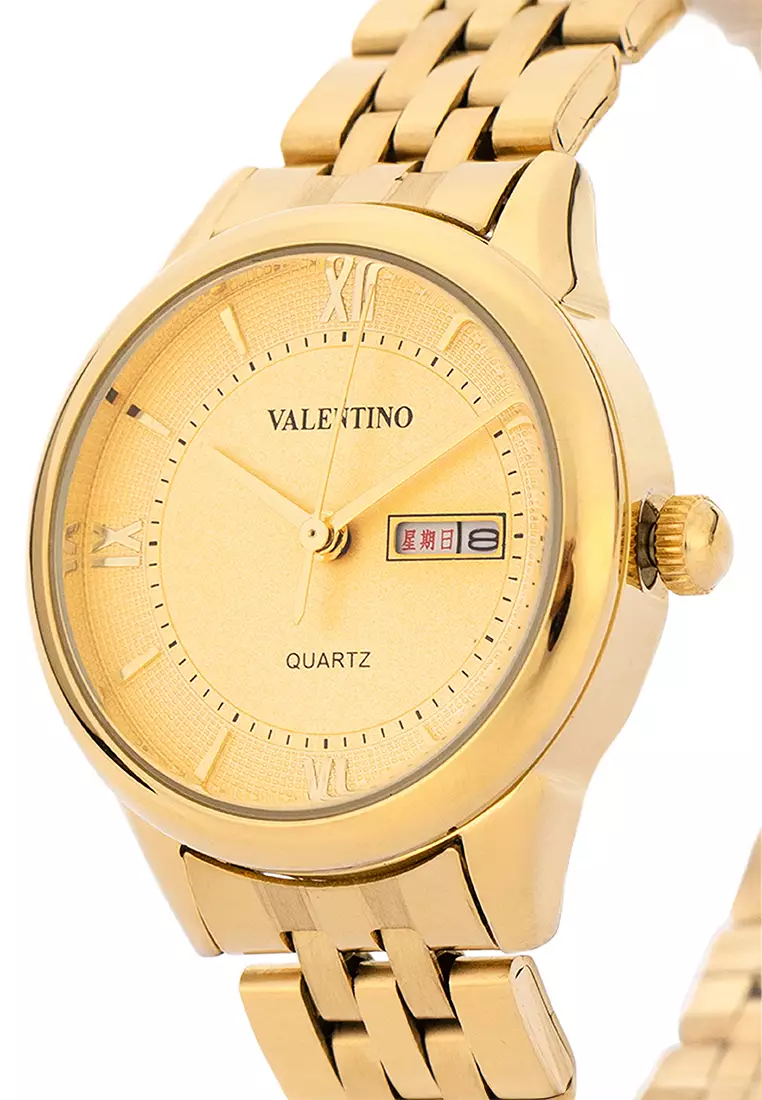 Buy Valentino Analog Watch 20122479-Gold Dial 2025 Online | ZALORA ...