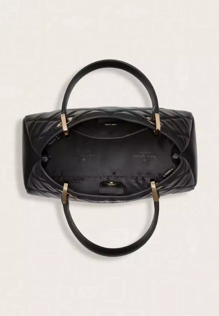 Jual Kate Spade Kate Spade Carey Small Quilted Sullivan Satchel Black ...