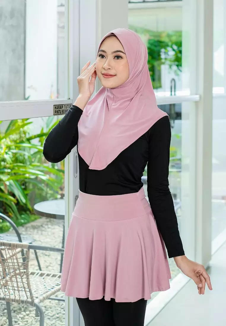 Jual My Daily Hijab Maisa Hijab Sporty Dusty Pink Original 2026 ...
