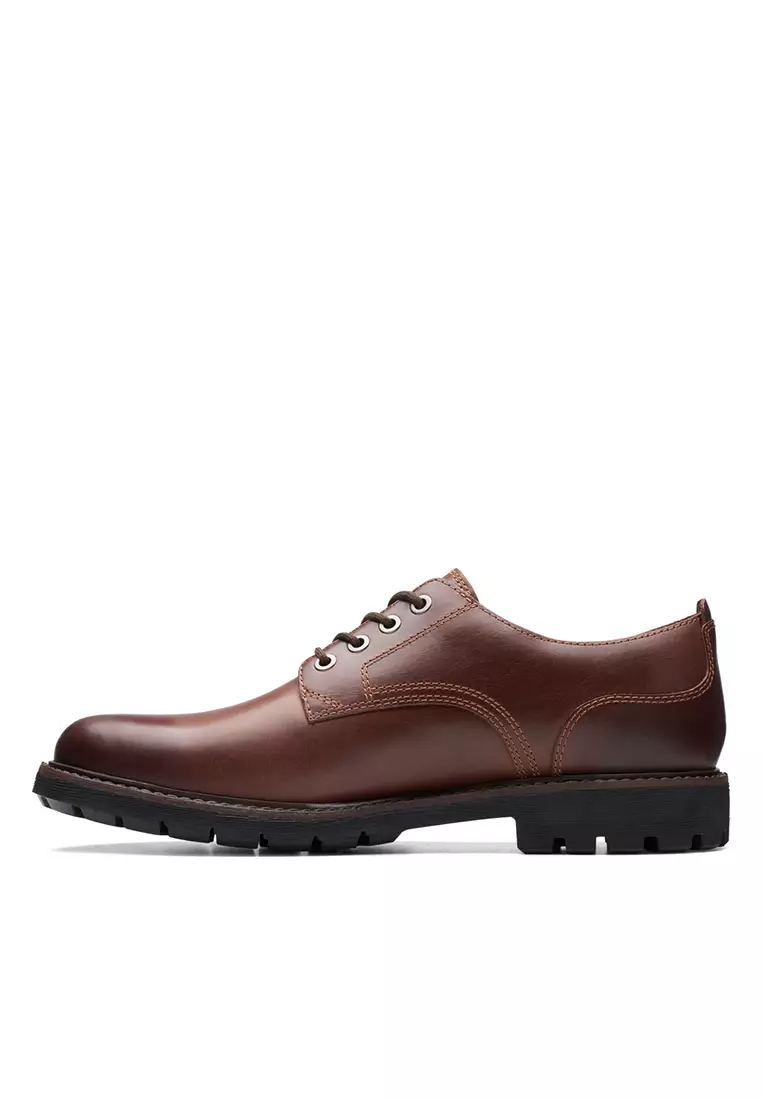 Buy Clarks Clarks Mens Batcombe Tie lace - Dark Tan Leather 2024 Online ...