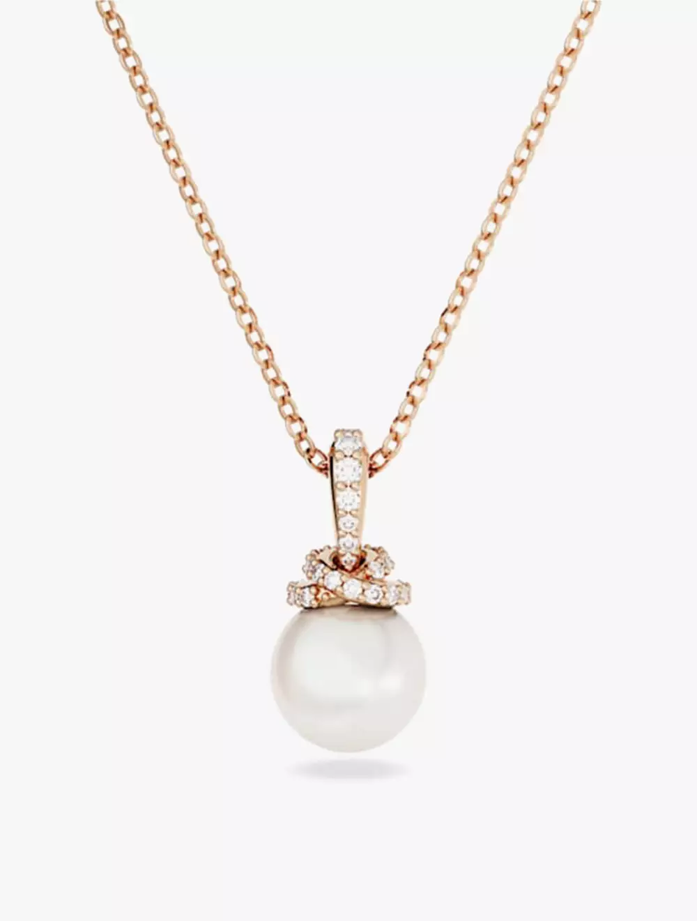 Jual Swarovski Originally Pendant, White, Rose Gold-Tone Plated - White ...
