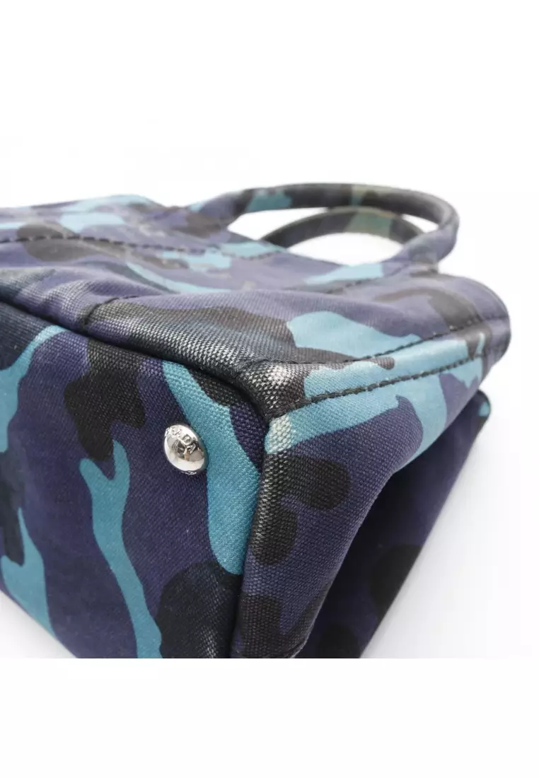 Buy Prada Pre-Loved Prada CANAPA CAMOUFLA Kanapa Handbag tote bag ...