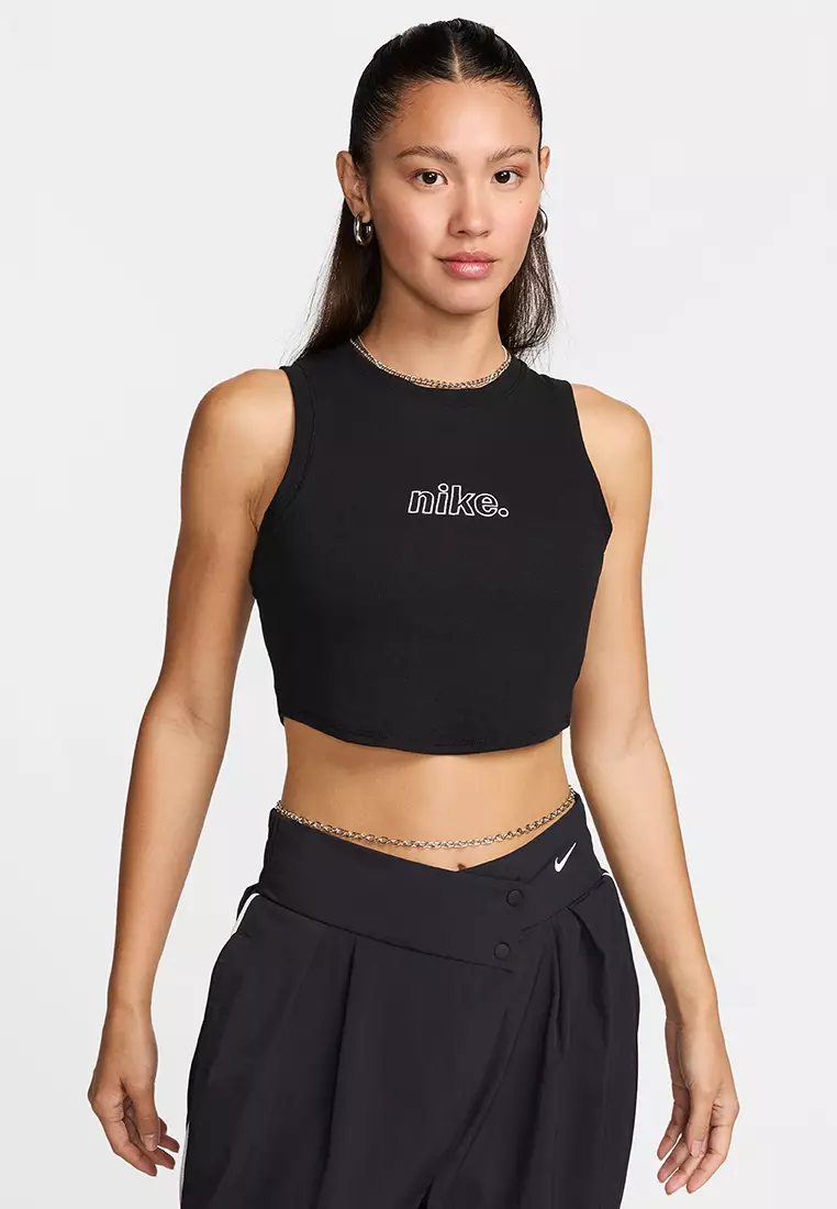 Jual Nike AS W NSW RIB CRP TANK OPP1 Original 2025 | ZALORA Indonesia
