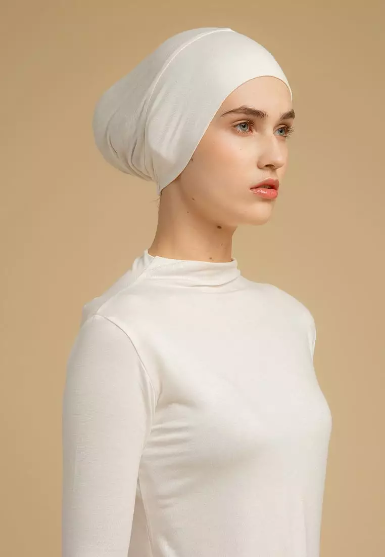 Jual Lozy Hijab Inner Basic Instan Broken White Original 2024 | ZALORA ...