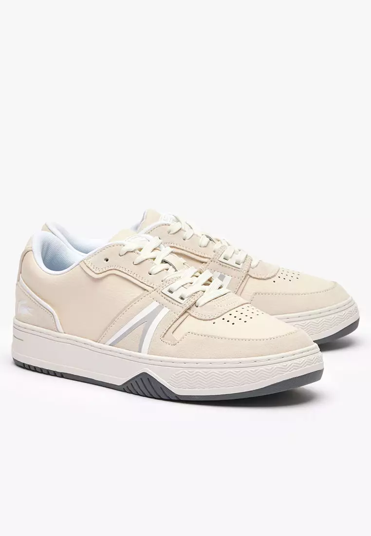 Buy Lacoste Men's L001 Leather and Suede Trainers Online | ZALORA Malaysia