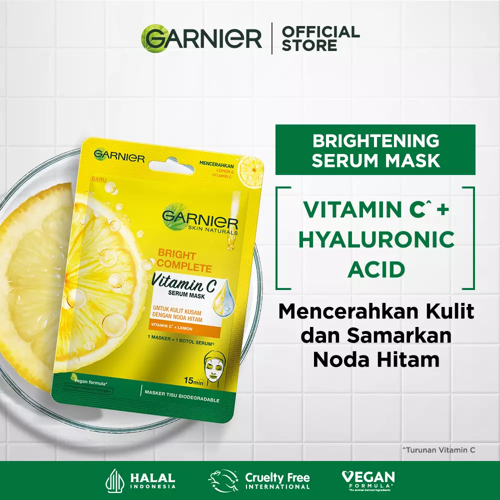 Jual GARNIER Garnier Serum Mask Bright Complete Original 2025 | ZALORA ...