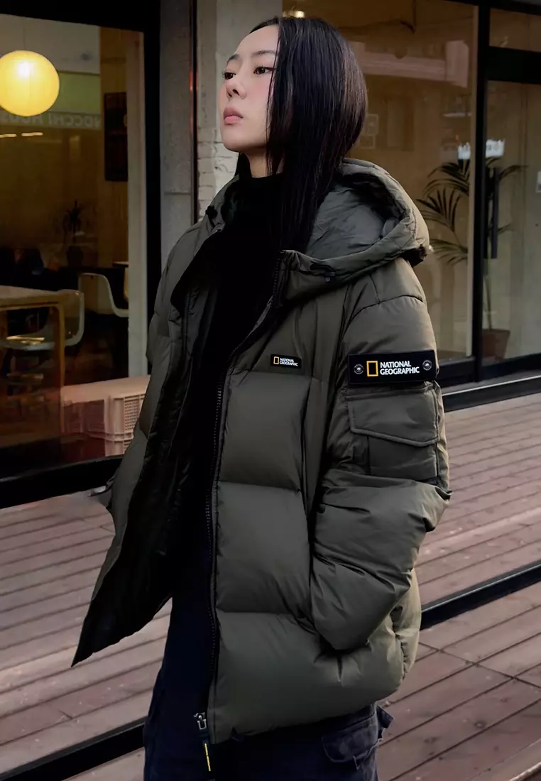 National Geographic Unisex GOLDEN MOLE Hooded Down Jacket 2025 | Buy ...