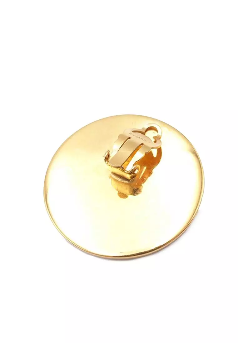 Buy Chanel Pre-Loved Plated CC Button Clip On 2025 Online | ZALORA