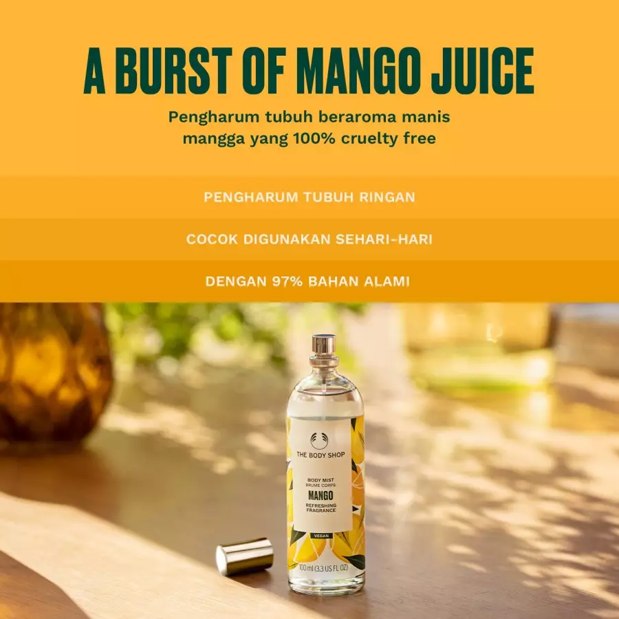 Jual The Body Shop Mango Body Mist 100Ml Original 2024 | ZALORA Indonesia