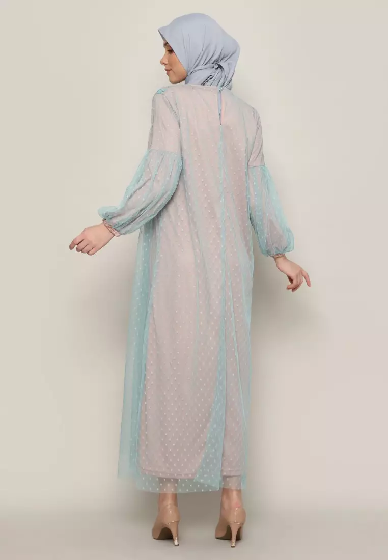 Jual FAME Gamis Wanita Leher Bulat Tosca - 9911170 Original 2024 ...