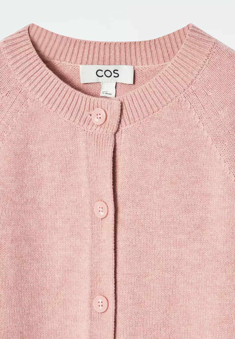 Buy Cos Cropped Wool Cardigan Online | ZALORA Malaysia