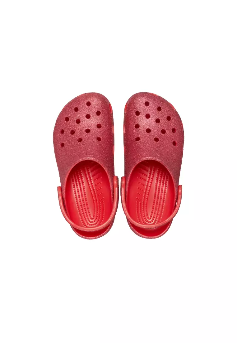 Buy Crocs Classic Glitter Clog in Cherry Red 2025 Online | ZALORA ...