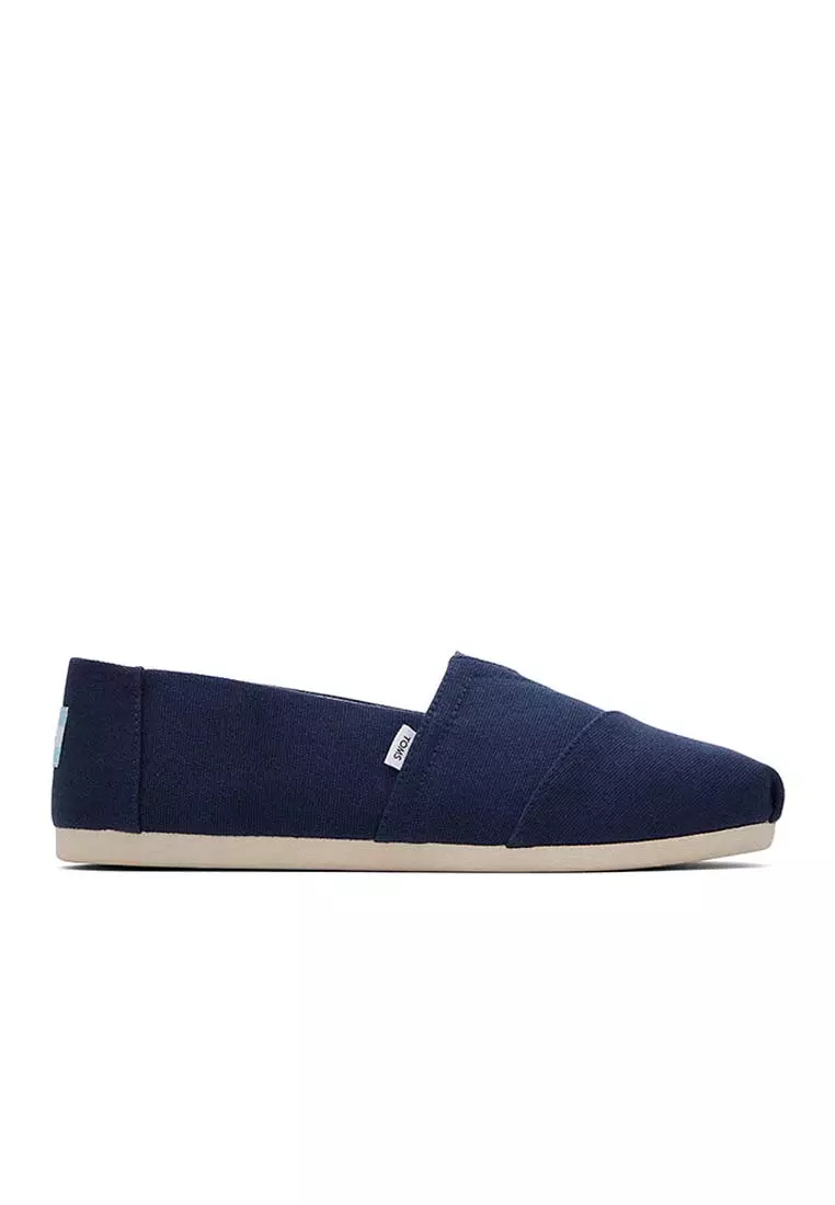 Buy TOMS Toms Men's Alpargata Slip On - Navy 2025 Online | ZALORA