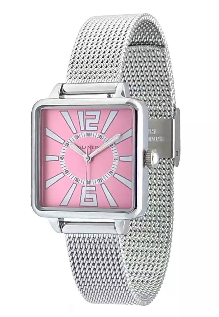 Buy EGLANTINE Zalora Exclusive - La Parisienne Steel Quartz Watch, Pink ...