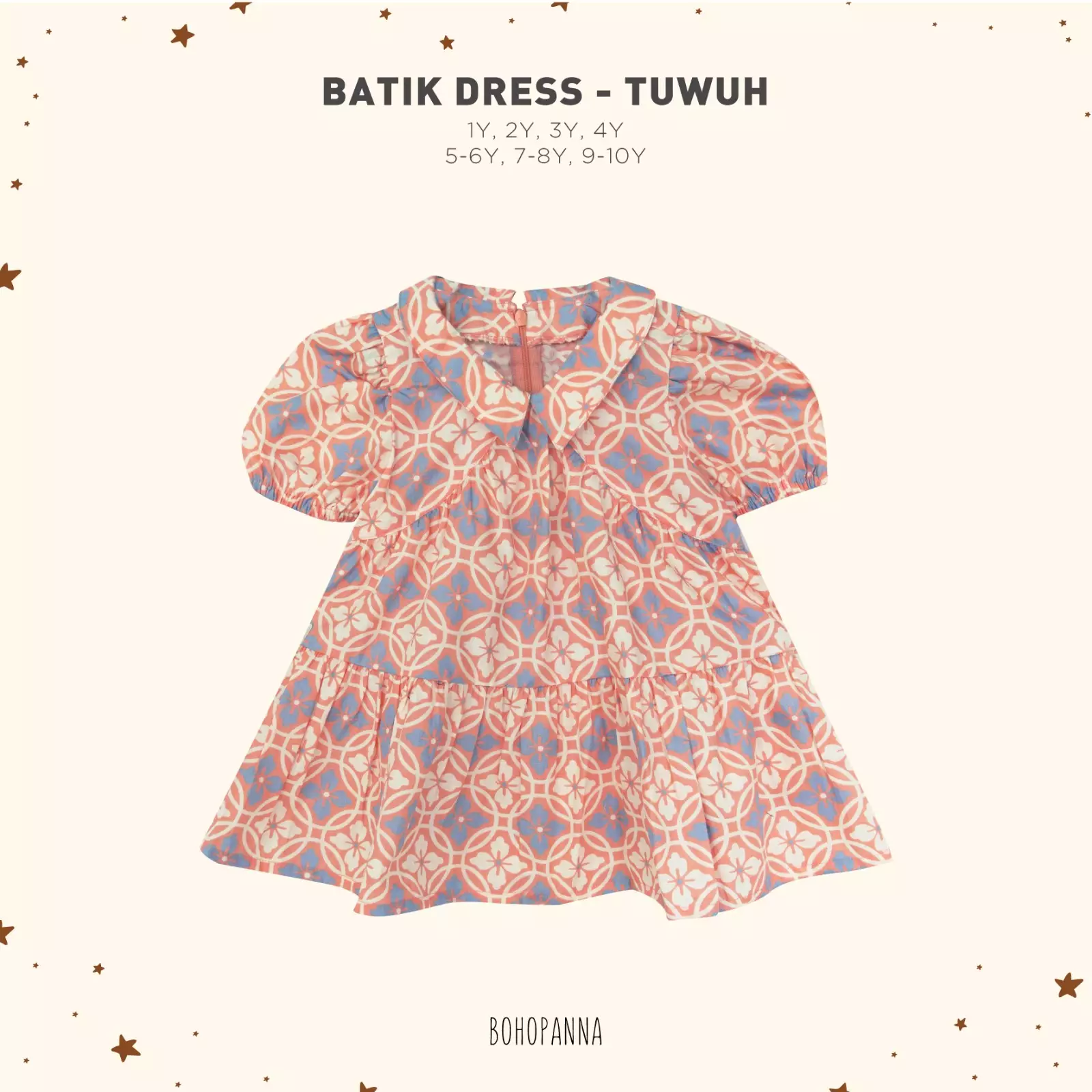 Jual Bohopanna BOHOPANNA - BATIK DRESS - BATIK ANAK PEREMPUAN Original 2025 | ZALORA Indonesia