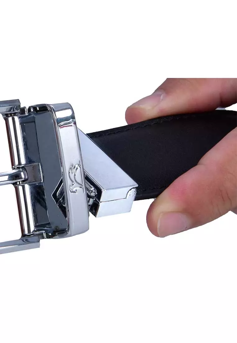 Buy Charles Berkeley Nappa Leather Bifold Wallet & Silver Buckle ...