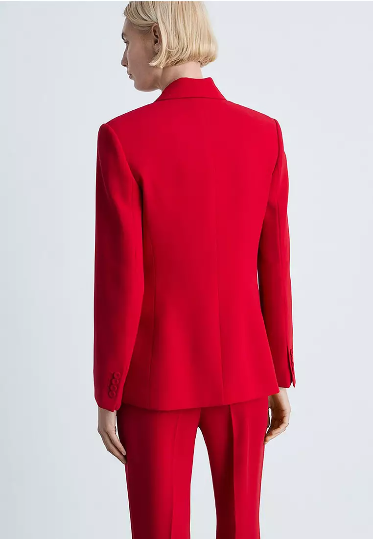 Buy Mango Structured Suit Jacket 2025 Online | ZALORA Philippines