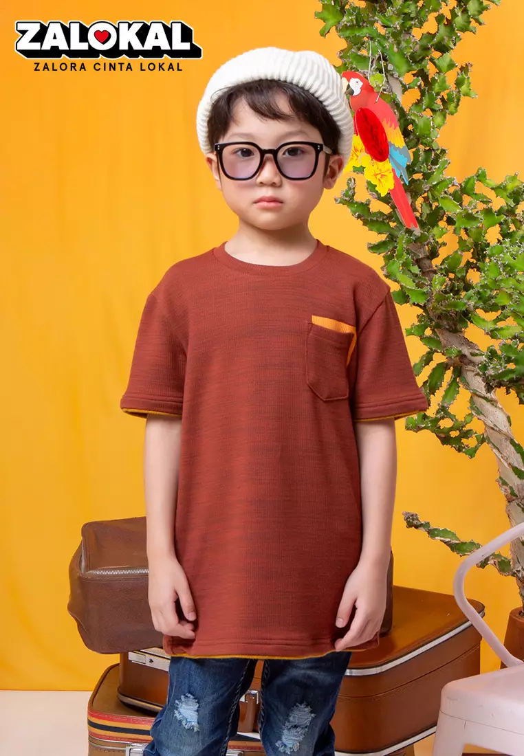 Jual LITTLE X EIGHT Boy Scott T-Shirt Kids Original 2026 | ZALORA Indonesia