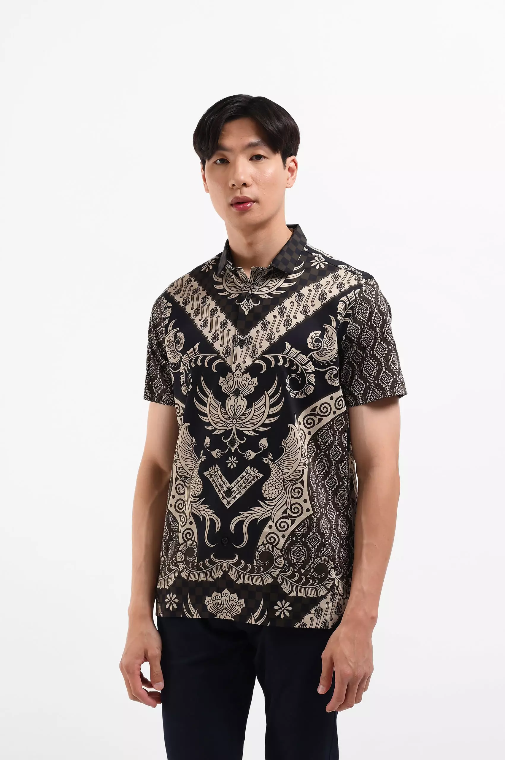 Jual Manzone MANZONE Kemeja Batik Lengan Pendek BIRENDRA Original 2025 ...