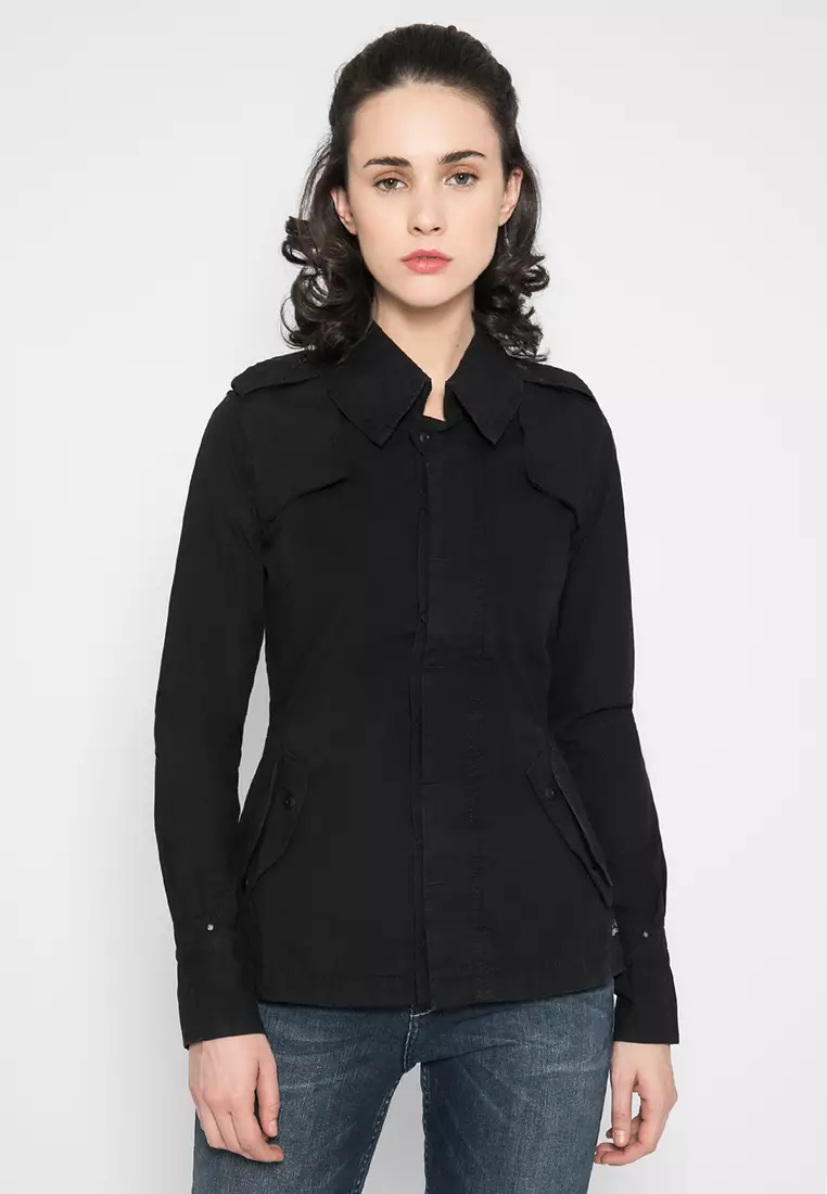 Jual LGS LGS - Jaket Wanita - Double Pocket - Hitam - Slim Fit - LLJK ...