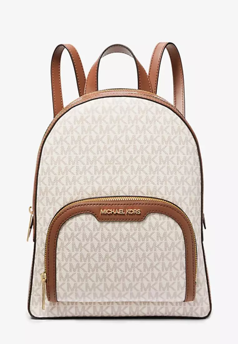 Jual MICHAEL KORS Michael Kors Jaycee Medium Logo Backpack Vanilla Original 2025 | ZALORA ...