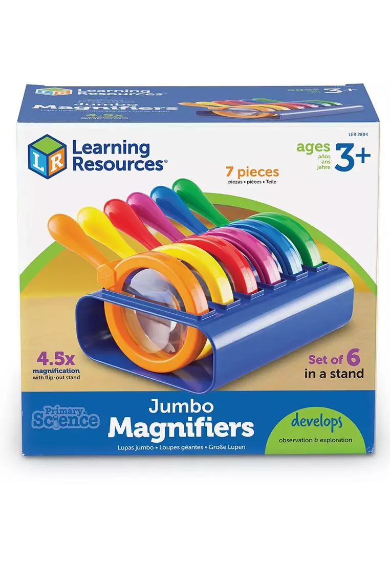 Buy Learning Resources Learning Resources Jumbo Magnifiers (Set of 6 ...